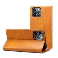 China Genuine Leather Wallet Phone Case ODM / OEM Luxury Iphone Leather Case for sale