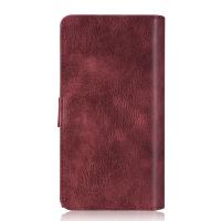 China Shockproof PU Leather Phone Cases Dirtproof Flip Card Holder Wallet for sale