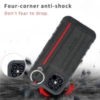 China Lanyard Strap Leather Phone Cases For Iphone 14 13 Scratchproof for sale