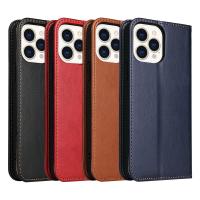 China Waterproof Leather Phone Cases Personalised Iphone Wallet Case for sale