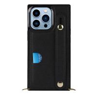 China Exquisite Iphone Wallet Case Leather OEM / ODM Black Phone Case for sale