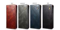 China Exquisite Iphone Genuine Leather Case Dirtproof Luxury Wallet Phone Case for sale