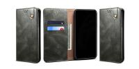 China Exquisite Iphone Genuine Leather Case Dirtproof Luxury Wallet Phone Case for sale