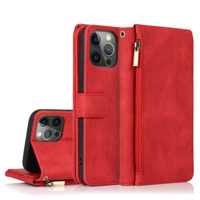 China Wallet Phone Case Iphone Leather Case Luxury Genuine Modern Style for sale