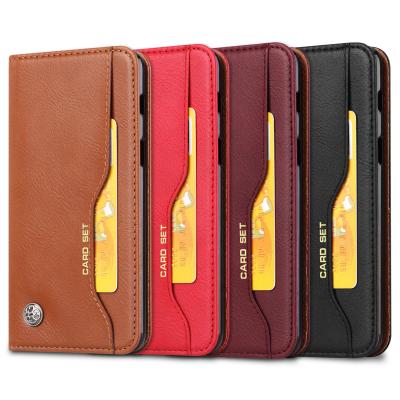 China Exquisite Leather Phone Case Leather Wallet Phone Case Iphone Leather Case for sale