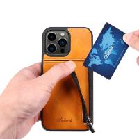 China Genuine Leather Phone Cases Luxury Iphone Wallet Case Modern for sale