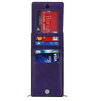 China Luxury Leather Phone Cases Genuine Leather Iphone Wallet Case for sale