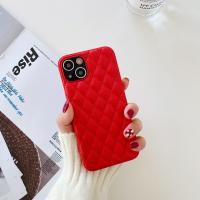 China Down Cartoon Leather Genuine Leather Phone Back Cover For IPhone 12 Pro Max for sale