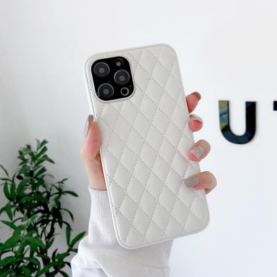 China Down Cartoon Leather Genuine Leather Phone Back Cover For IPhone 12 Pro Max for sale