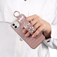 China Customized LG Phone Cases Pu Leather Shockproof Lanyard Strap for sale