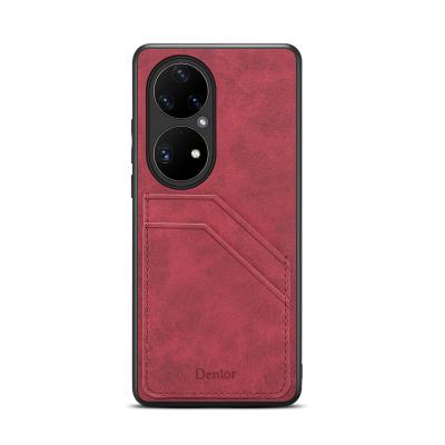 China Seamless Leather Card Holder Wallet Phone Shockproof Genuine for sale