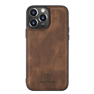China Seamless Iphone 12 / Iphone 13 Leather Phone Case Multifunctional Iphone 14 Case for sale