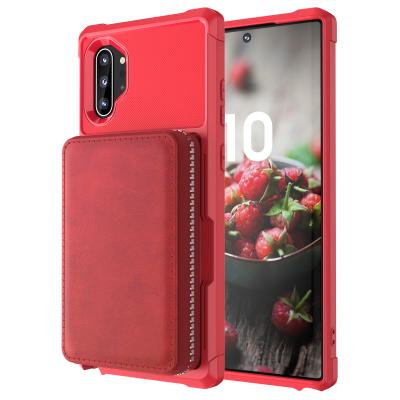 China Exquisite Leather Card Phone Case Shockproof Luxury Phone Wallet Case for sale