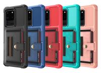 China Magsafe Samsung Mobile Phone Pouch Case Dirtproof Magnetic Leather Case for sale
