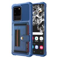 China Magsafe Samsung Mobile Phone Pouch Case Dirtproof Magnetic Leather Case for sale