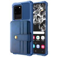 China Shockproof Samsung Protective Cases Detachable Retro Leather Case for sale
