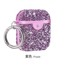 China Shockproof Headphone Case Cover Rhinestone Earbud Storage Case Diamond for sale
