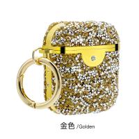 China Shockproof Headphone Case Cover Rhinestone Earbud Storage Case Diamond for sale