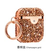 China Shockproof Headphone Case Cover Rhinestone Earbud Storage Case Diamond for sale