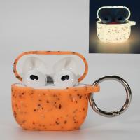 China Harmless Headphone Case Cover Luminous Silicone Case Airpods Pro for sale