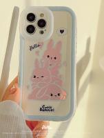 China Slim Shockproof Phone Cases Pink Rabbit Iphone 15 Apple Phone Case for sale