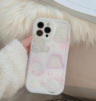 China Slim Shockproof Phone Cases Pink Rabbit Iphone 15 Apple Phone Case for sale