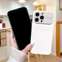 China Large Window Shockproof Phone Cases For Iphone 15 Liquid Silicone Phone Full Cover for sale