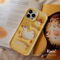 China Stereoscopic 3D Fun Duck Apple Phone Case Iphone 11 12 14 13 14pro Max Full Package for sale