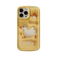 China Stereoscopic 3D Fun Duck Apple Phone Case Iphone 11 12 14 13 14pro Max Full Package for sale