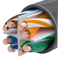 China UTP Cat6 Network LAN Cable 305M 23 AWG 250 MHz High Speed Ethernet for sale