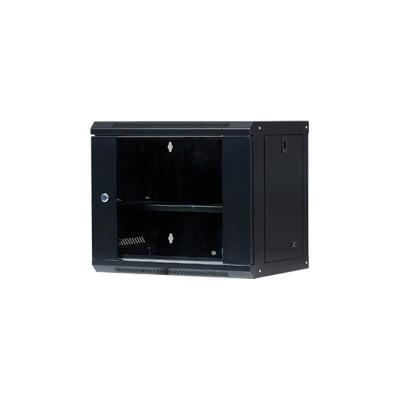 China 9U Locking Server Cabinet 450mm Height Network Equipment Rack for Switch Router for sale