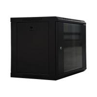 China Wall Mounted Network Cabinet 4 Post Steel Data Cabinet Lockable Secure Storage for sale