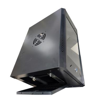 China 4 Post Network Rack 6U 9U 12U Server Cabinet Lockable Cable Management for sale