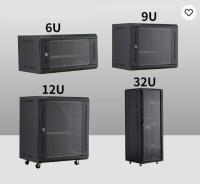 China Floor Mounted Data Rack Cabinet With Ventilation Holes 6U 9U 12U for sale
