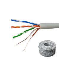 China Cat5e UTP Network Cable 24 AWG Copper CCA 300V for Gigabit Ethernet for sale