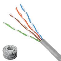 China 300V Category 5e Network Cable Copper / CCA Conductor With 1000Mbps for sale