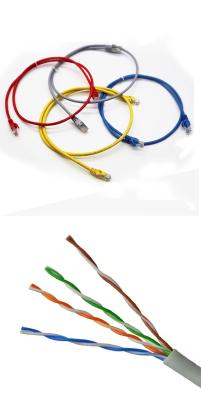 China LSZH Jacket CAT5E Patch Cord For Home And Office Network Connection for sale