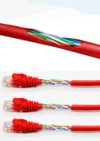 China LSZH Jacket CAT5E Patch Cord For Home And Office Network Connection for sale