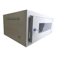 China 6U Network Server Cabinet with Fan Assisted Ventilation for Data Centers Steel Floor Standing for sale