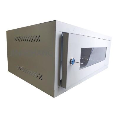 China 6U Network Server Cabinet with Fan Assisted Ventilation for Data Centers Steel Floor Standing for sale