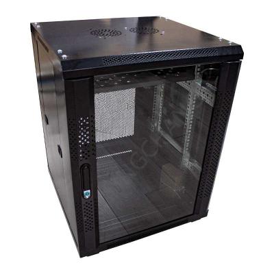 China 18U 4-Post Network Server Cabinet with Key Lock and Fan Ventilation for sale