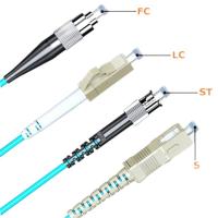 China Multi Mode Fiber Optic Patch Cord LC to SC 3m High Speed Data Transfer for sale
