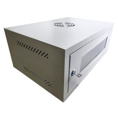 China Network Server Cabinet 42U Removable Doors Steel IT Equipment Enclosure Black White for sale
