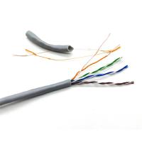 China 24AWG ANATEL Non Shield Copper PVC Cat5e Cable , Ethernet Cable Wiring Cat 5e for sale