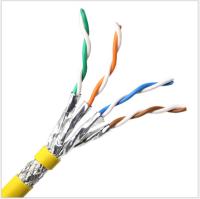 China High Speed Bare Copper 22AWG 4pairs Support 5G Cat8 Lan Cable for sale
