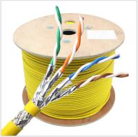 China High Speed Bare Copper 22AWG 4pairs Support 5G Cat8 Lan Cable for sale