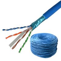 China 23AWG FTP Copper Cat6 Ethernet Cable 305m For Telecommunication for sale