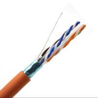 China 1000ft 2pr 4pr Al Tape Cat6 LAN Cable , Shielded Cat 6 Ethernet Cable CU CCA Copper for sale