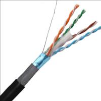 China FTP Double sheath outdoor Pure Copper Cat6 Ethernet Cable for sale