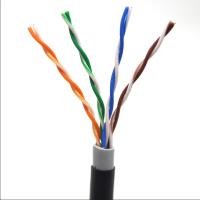 China Copper Conductor CCA Cat5e Outdoor Waterproof Ethernet Cable 1000 Ft for sale